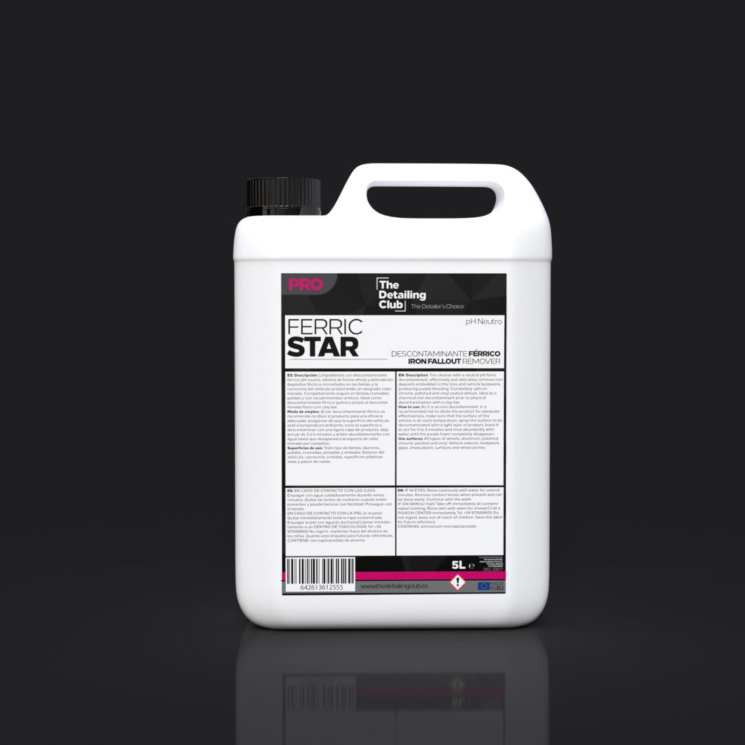 FERRIC STAR - Ferric decontaminating tire cleaner 5L – The Detailing Club